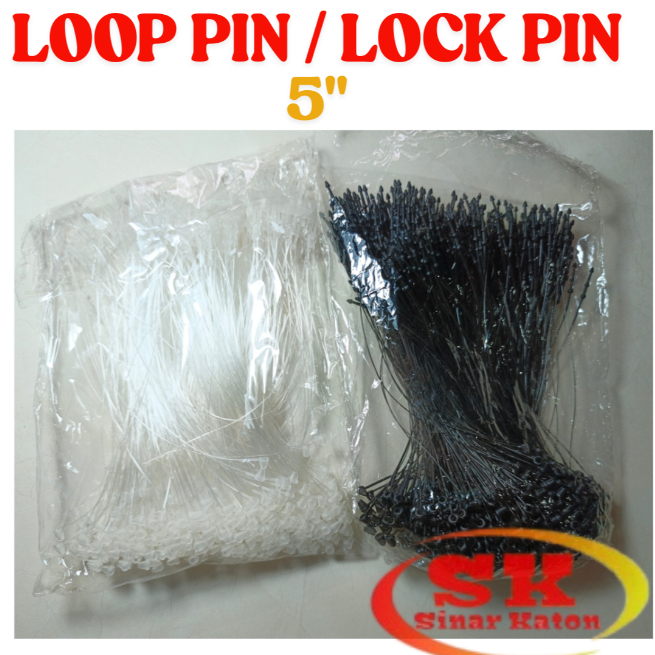 Jual Loop Pin 5" / String Pin / Lock Pin 5 Inch (500 Pcs) | Shopee ...