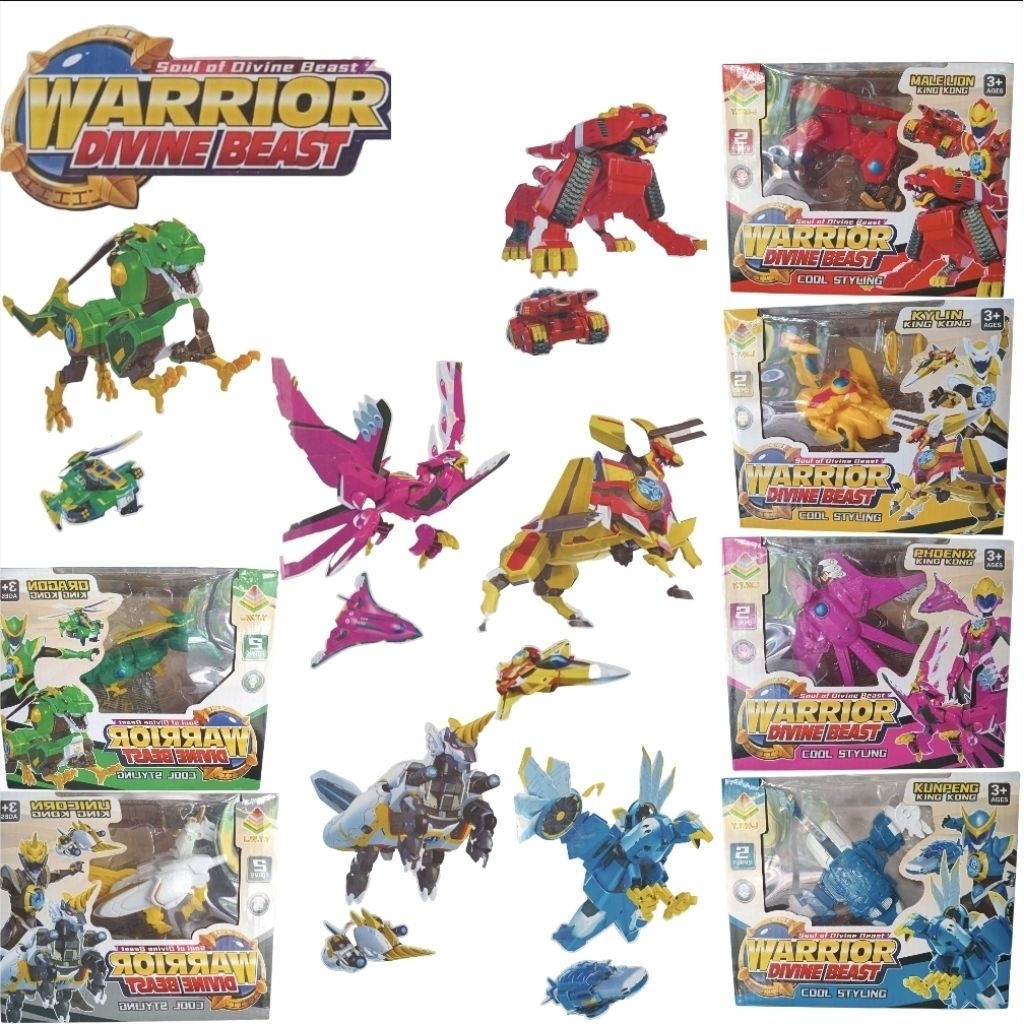 Jual PROMO! ROBOT DRAGON WARIOR / ROBOT BERUBAH BENTUK / ROBOT ...