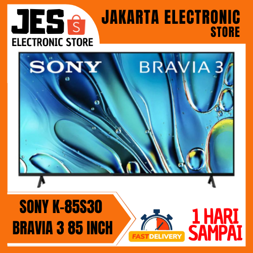 Jual SONY BRAVIA 3 K-85S30 SMART GOOGLE TV UHD 4K HDR 86 INCH S30 // KD ...