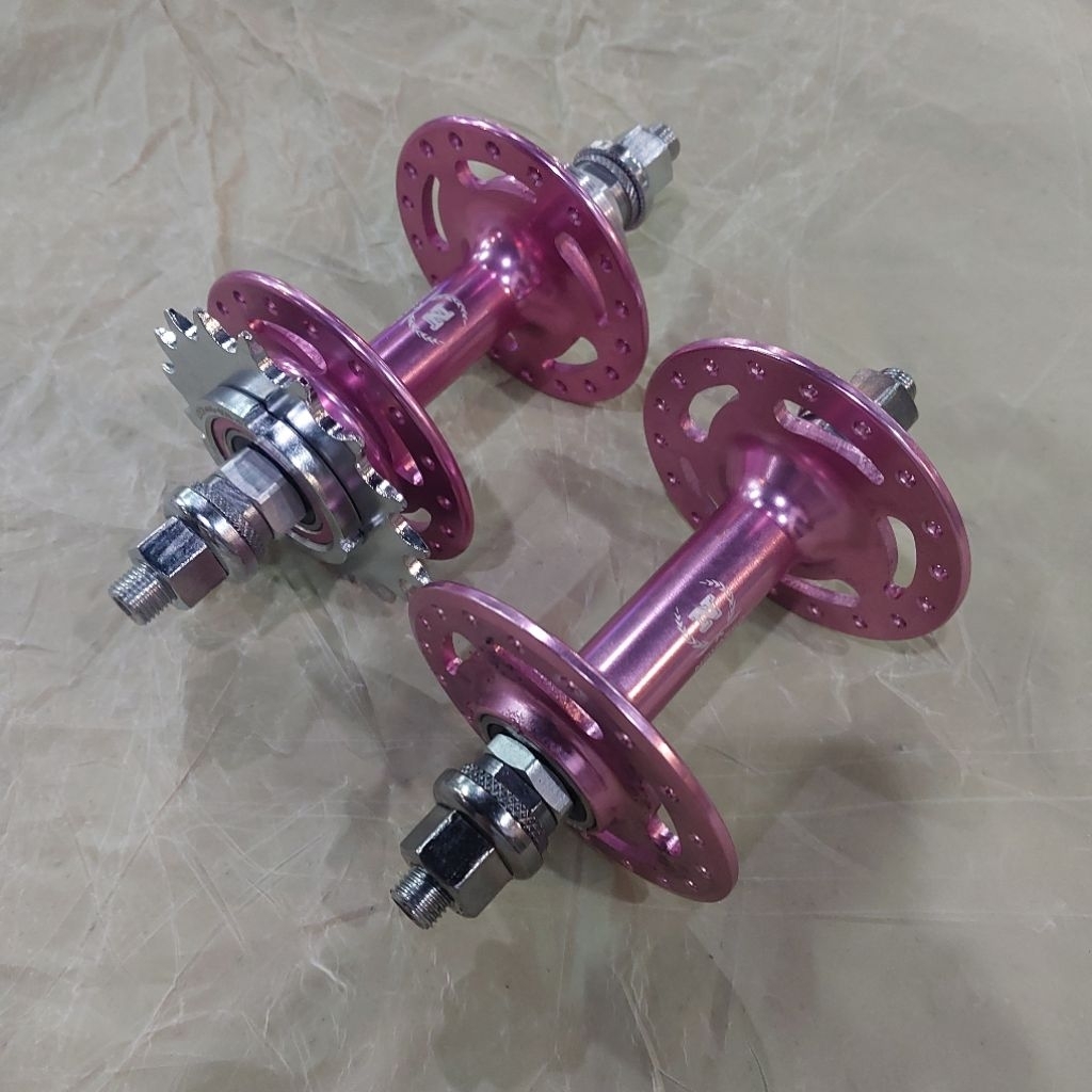 Jual Hub Set Novatec Single Speed 36hole Seal Bearing Doltrap Ano Pink ...
