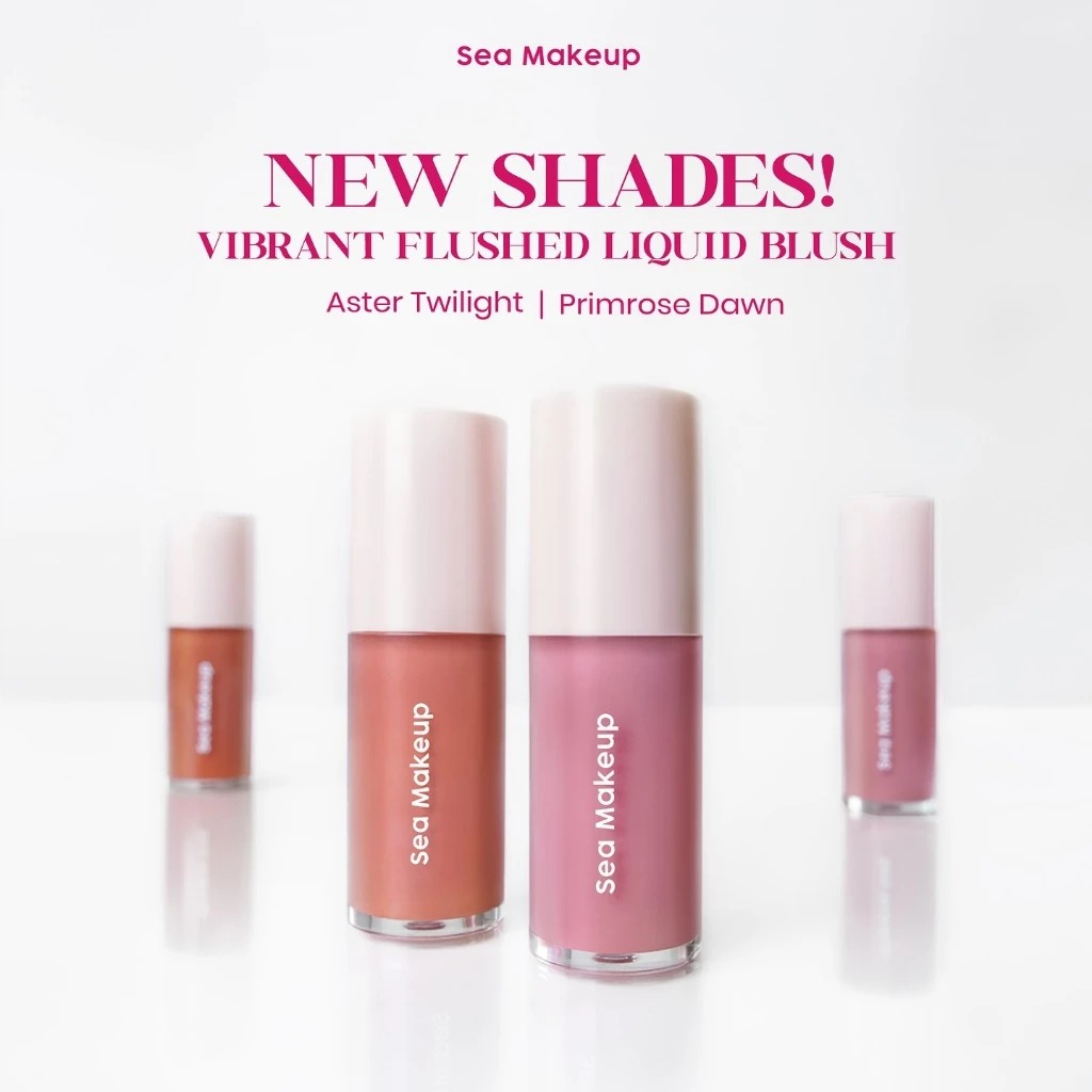 Jual Sea Makeup Vibrant Flushed Liquid Blush 6gr | Shopee Indonesia