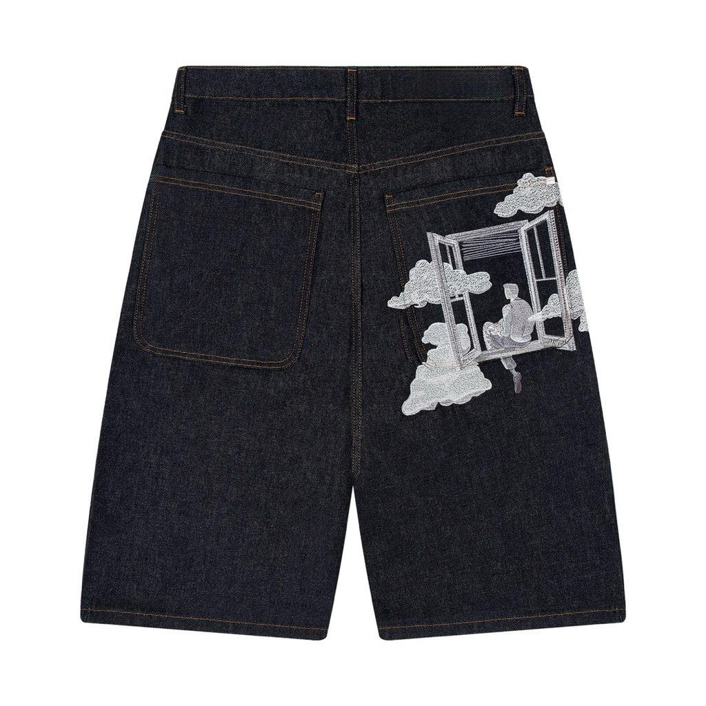 Jual Sai - Windows Jorts Pants Raw Denim 3/4 Pants | Shopee Indonesia