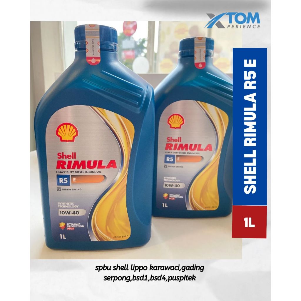 Jual SHELL RIMULA R5 E 10W-40 1 LITER | Shopee Indonesia