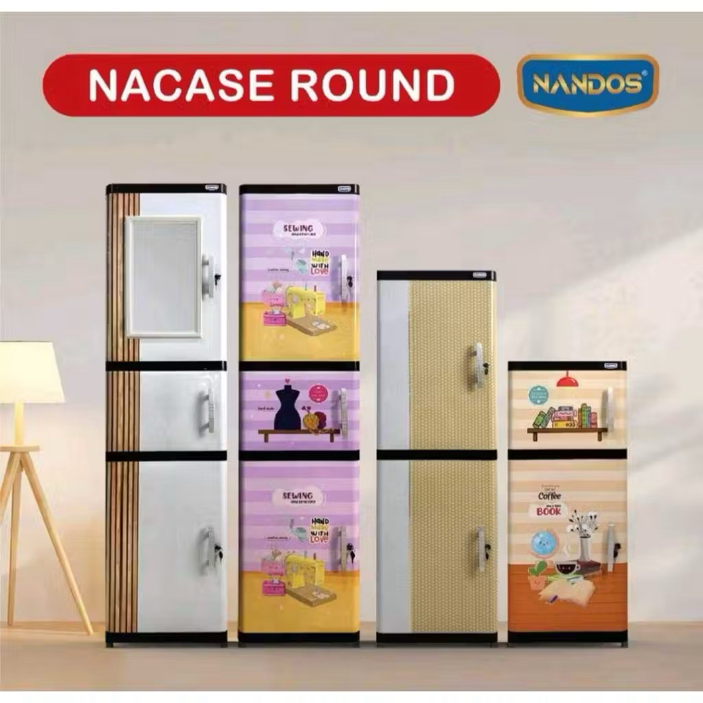 Jual NAIBA NACASE ROUND LEMARI PLASTIK SERBAGUNA ANTI AIR | Shopee ...