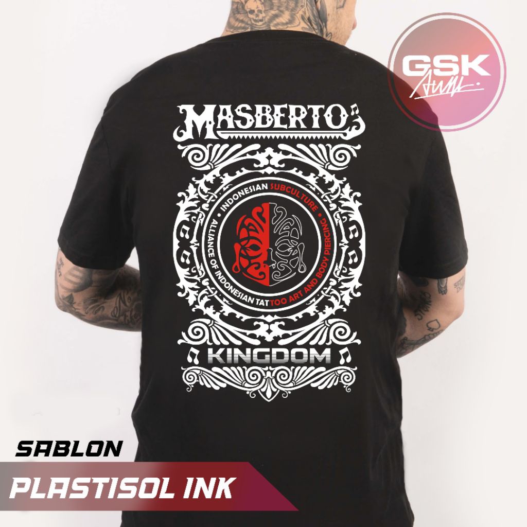 Jual KAOS TEBAL 24s / 20s SUBCULTURE INDONESIA MASBERTO VOLE 01 KINGDOM ...