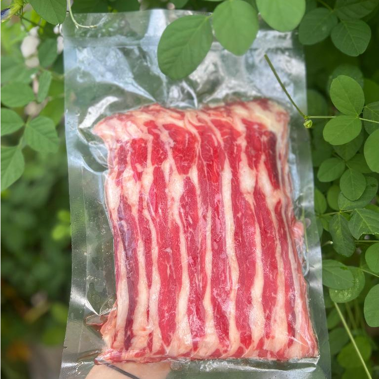 Jual Daging Iris Sapi Shortplate Import Lapis 50% Lemak 50% Daging ...