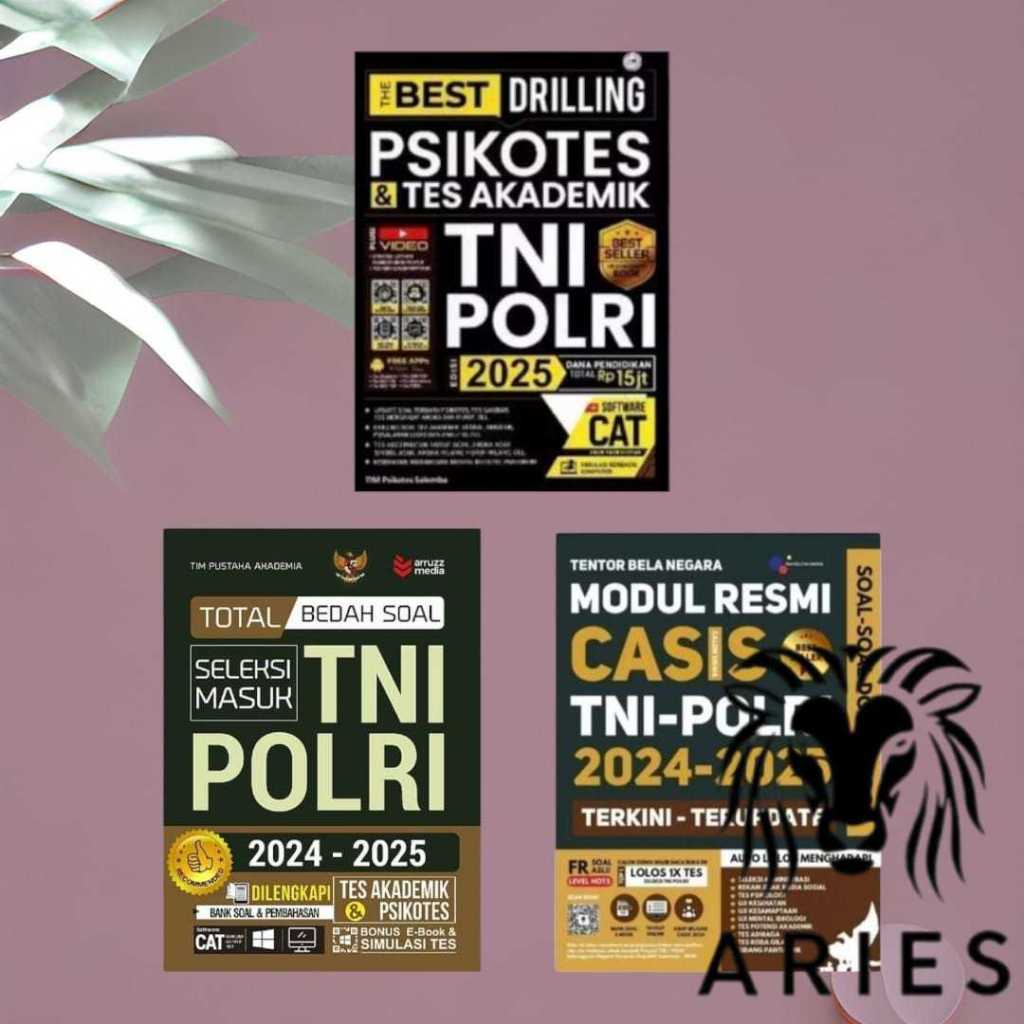 Jual PANDUAN RESMI TNI POLRI 2025/2026, BEST DRILING PSIKOTES DAN TES ...