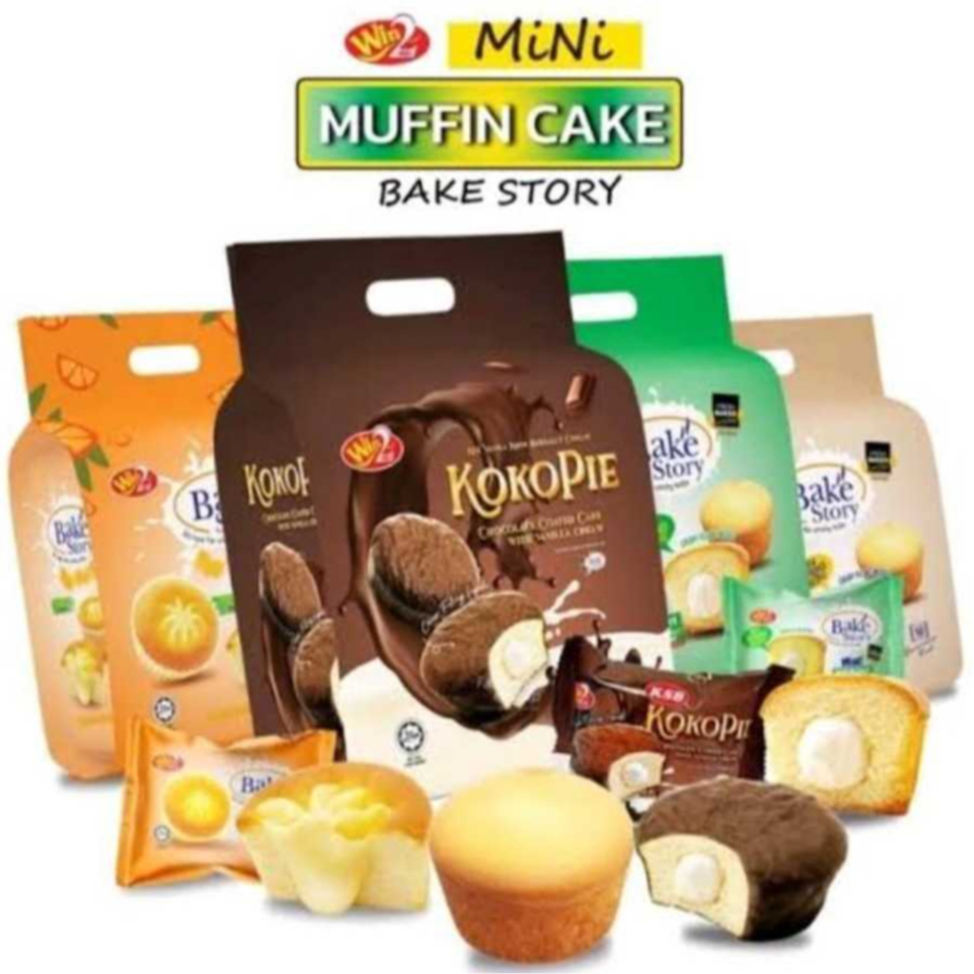 Jual Win2 Bake Story Mini Muffin Cake 200g Pie Malaysia Cup Cake Mini ...