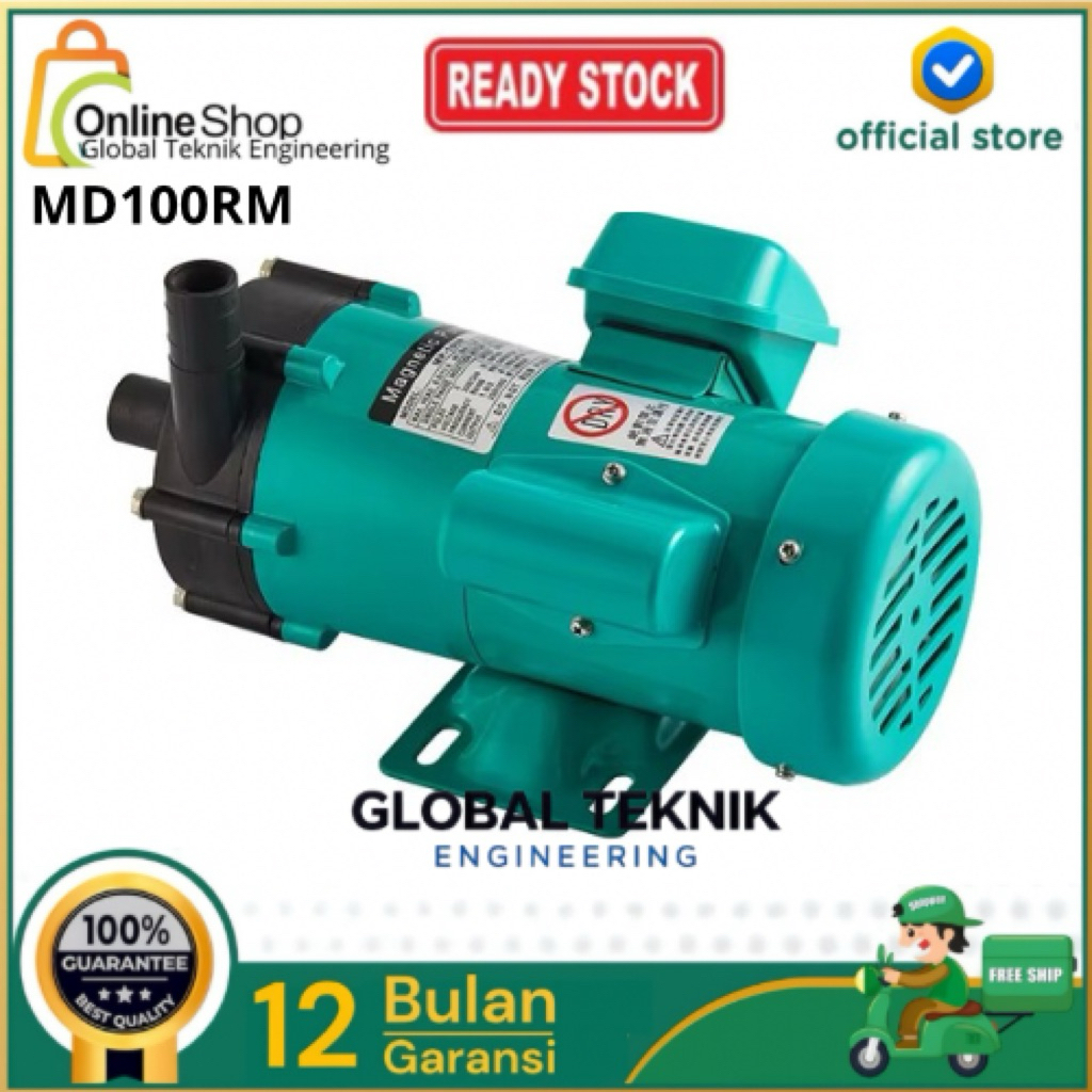 Jual Pompa Kimia Chemical ROTOR MD100RM Magnetic Pump Drive MD 100RM 220V-380V 3phase | Shopee ...