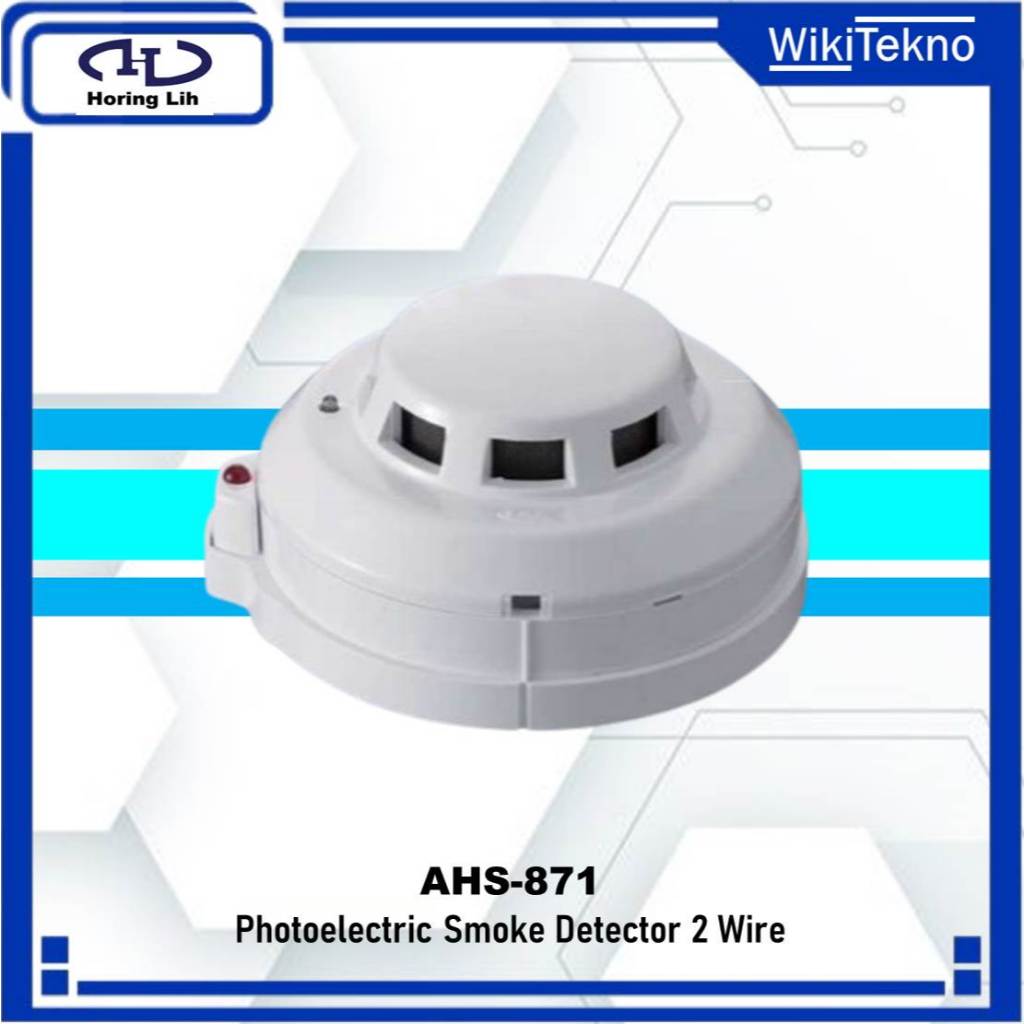 Jual Horing Lih Photoelectric Smoke Detector AHS-871 2 Wire | Shopee ...