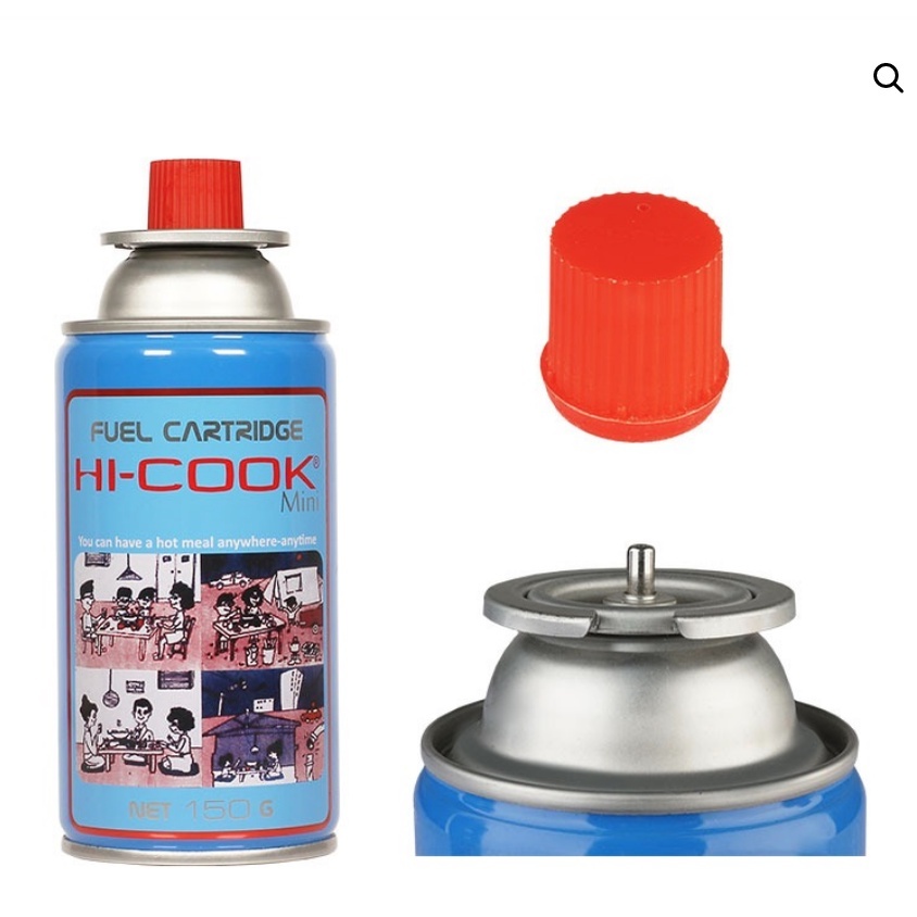 Jual TABUNG GAS PORTABLE / GAS KALENG HI-COOK 230 GRAM GAS CARTRIDGE ...