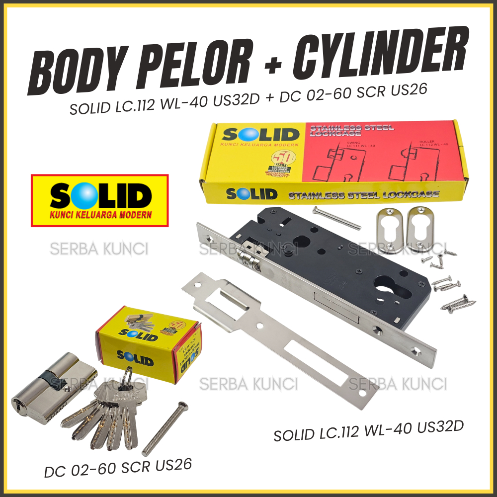 Jual Solid Body Pelor Solid LC.112 WL-40 US32D + DC 02-60 MK US26 Plat ...