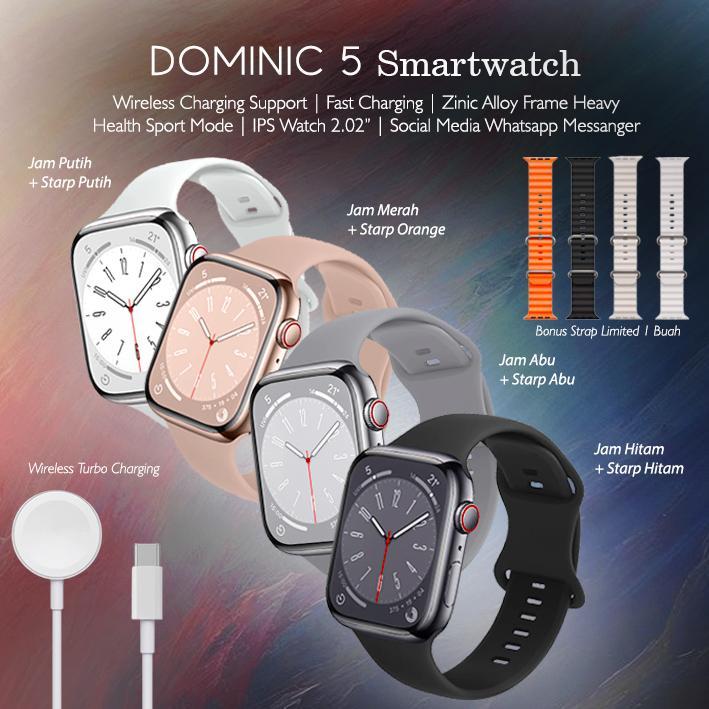 Jual Smart Watch Dominic 5 Digital Jam Tangan NFC Digital Untuk Telepon ...