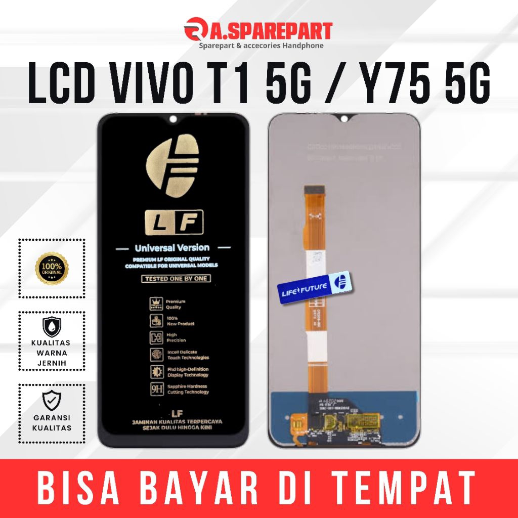 Jual LCD Vivo T1 5G / Y75 5G / Y55S 5G Original fullset touchscreen ...