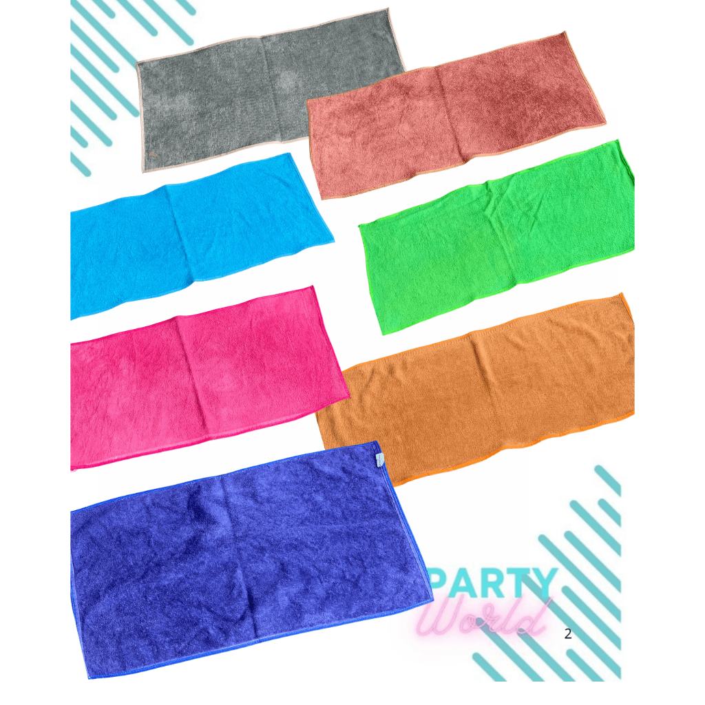 Jual Handuk Olahraga Size 35x70cm Handuk Leher Wajah Bahan Halus Katun ...