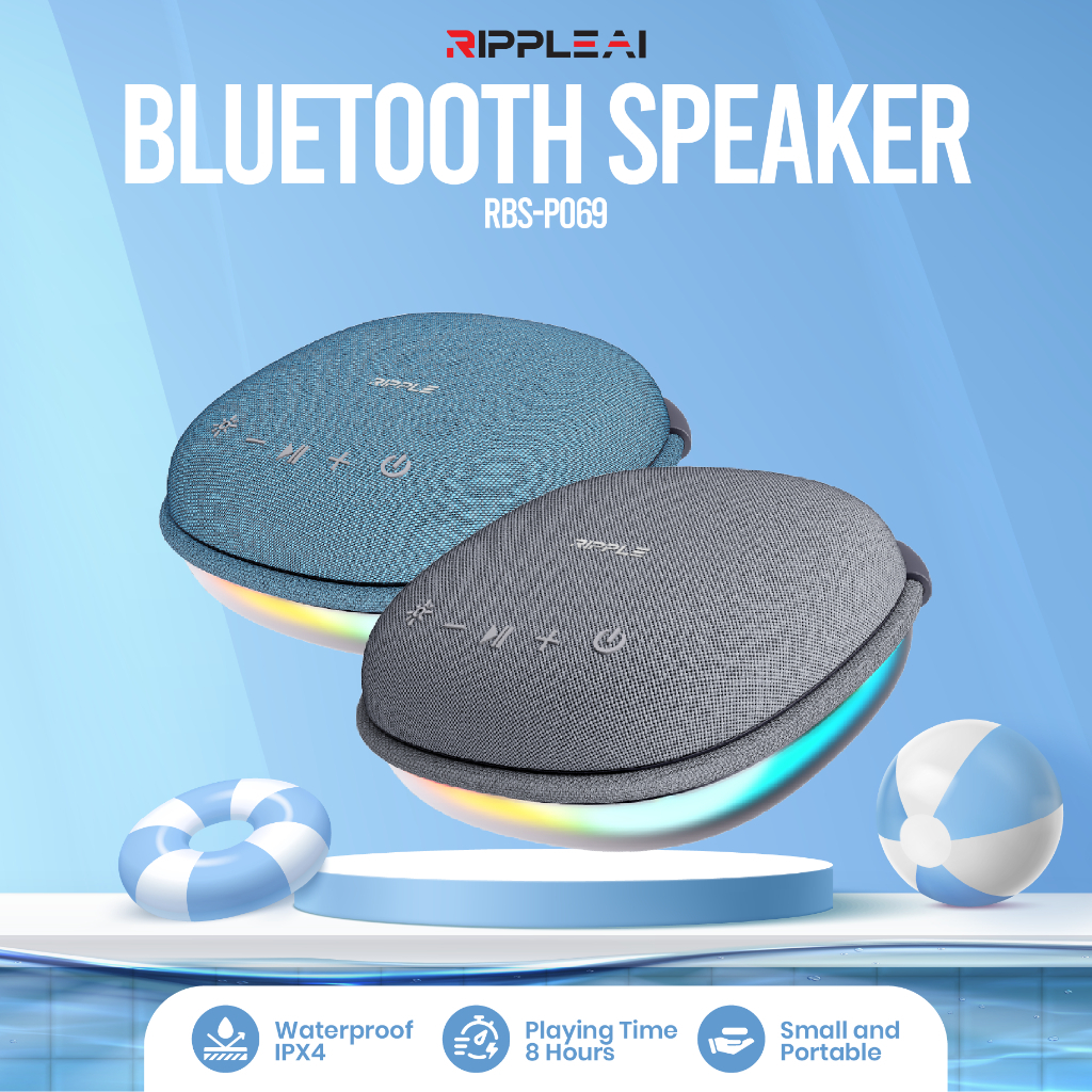 Jual Ripple Speaker Mini LED Portable Bluetooth Speaker Super Bass POGO ...