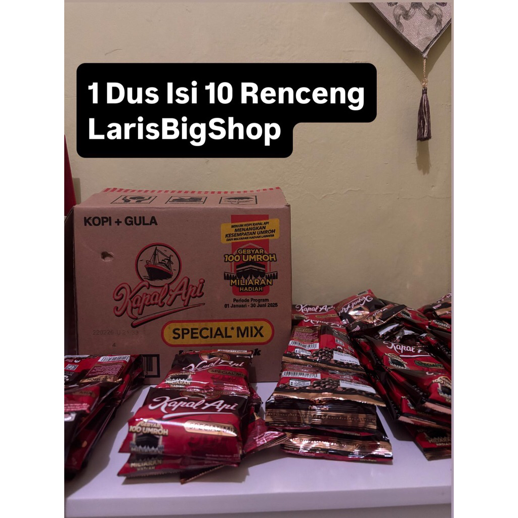 Jual Kapal Api Special Mix Sachet Murah 10 Renceng 1 Dus | Shopee Indonesia
