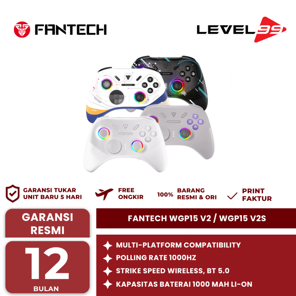 Jual FANTECH WGP15 V2 / WGP15 V2S EOS PRO II / EOS PRO IIS WIRELESS ...
