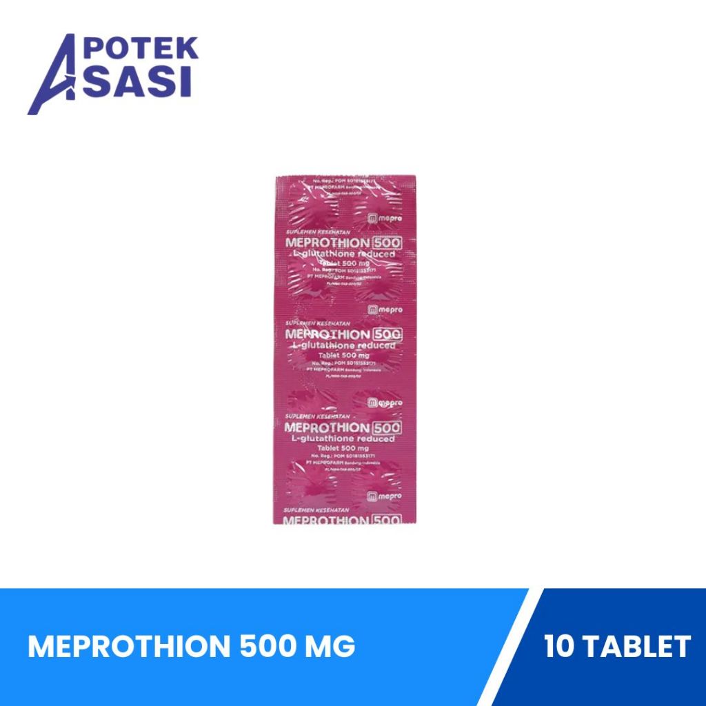 Jual Meprothion 500 Mg Strip Isi 10 Tablet - Suplementasi Kesehatan ...
