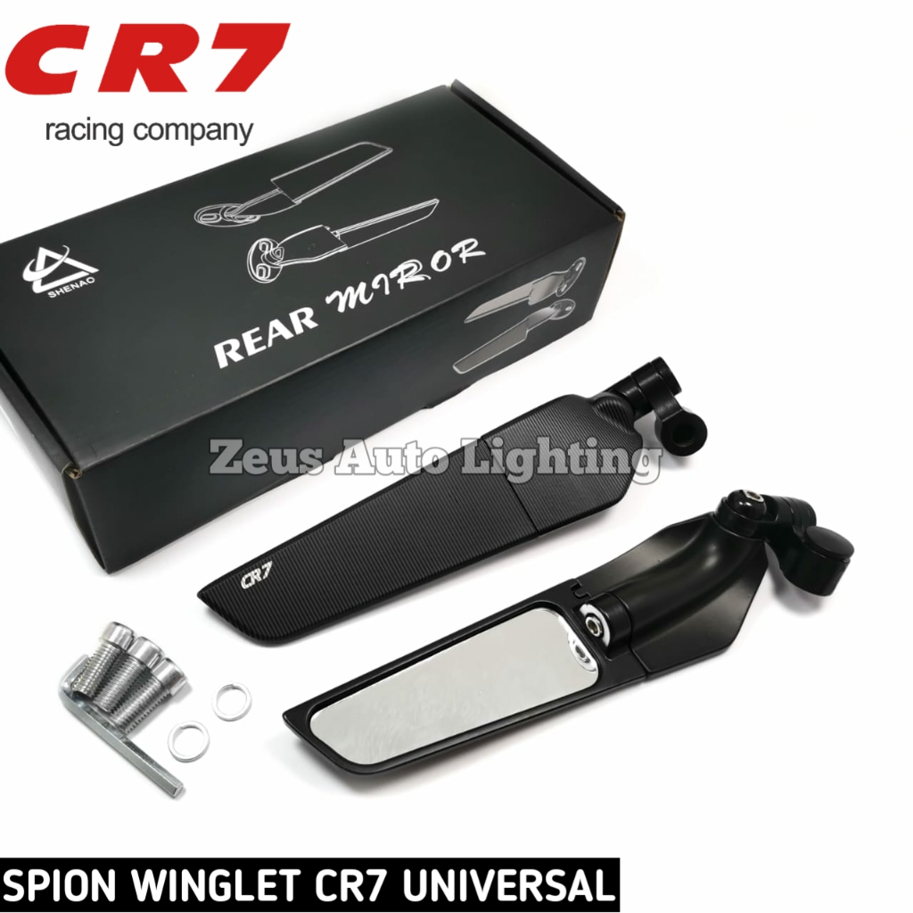 Jual Spion Winglet CR7 Full Cnc Universal Mio Beat Vario PCX Aerox Nmax ...