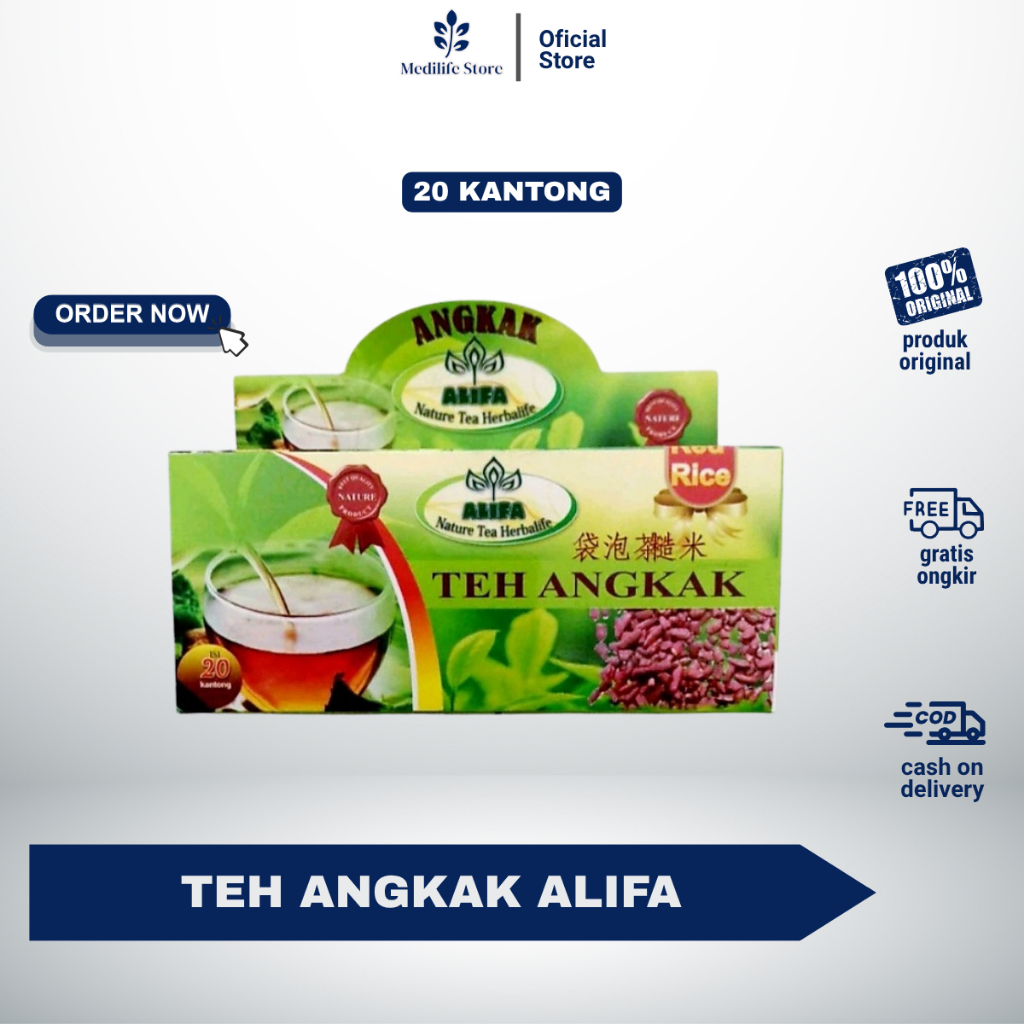 Jual Teh Angkak Alifa 100% Original | TehAngkak HerbalAlifa ...