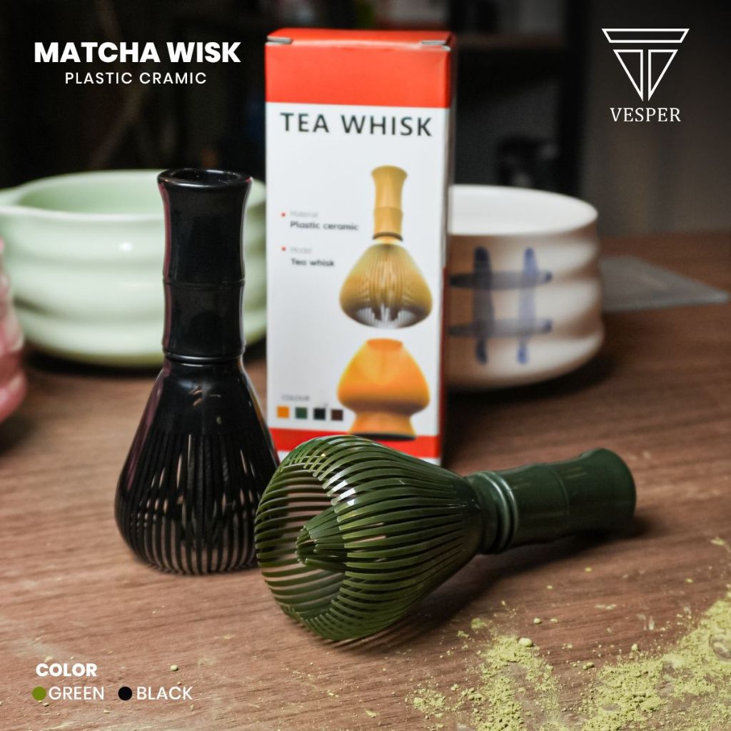 Jual matcha whisk plastic / matcha green tea chasen / pengaduk bubuk ...