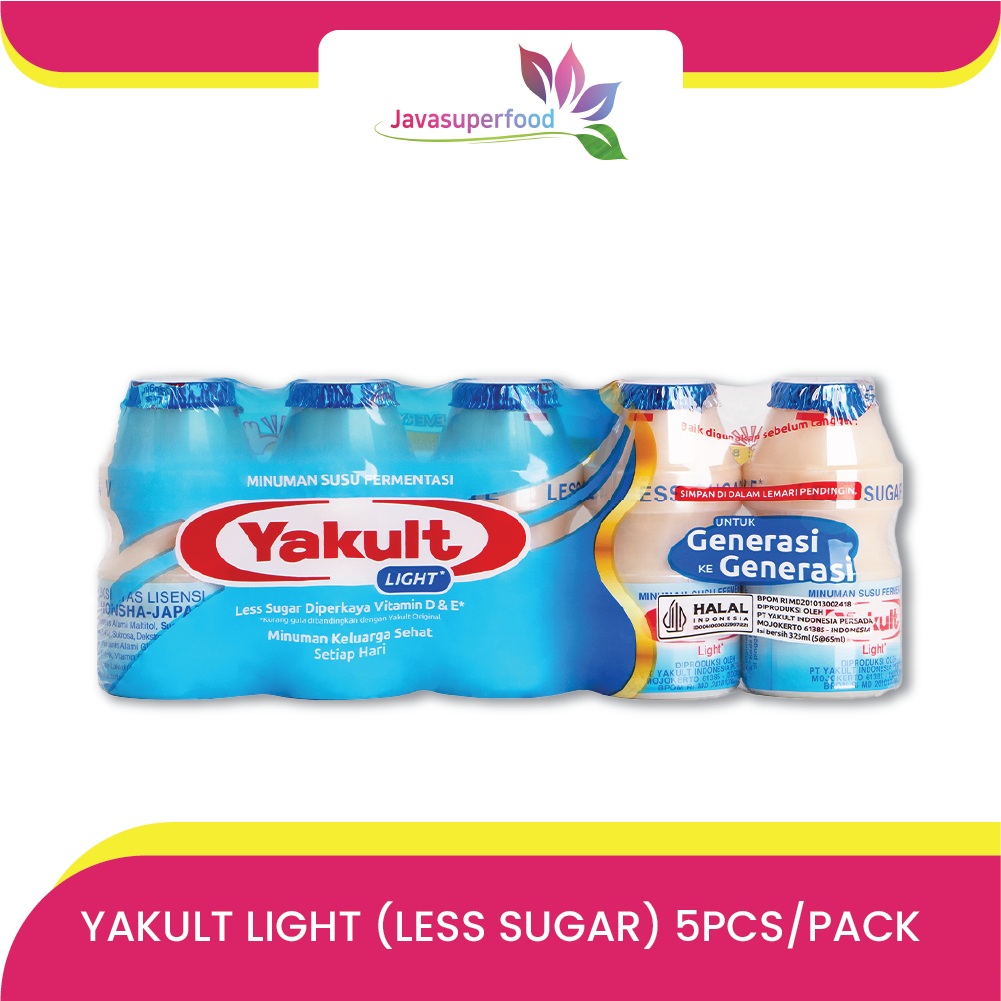 Jual Yakult Light 5's 65ml / Minuman Susu Fermentasi Less Sugar ...