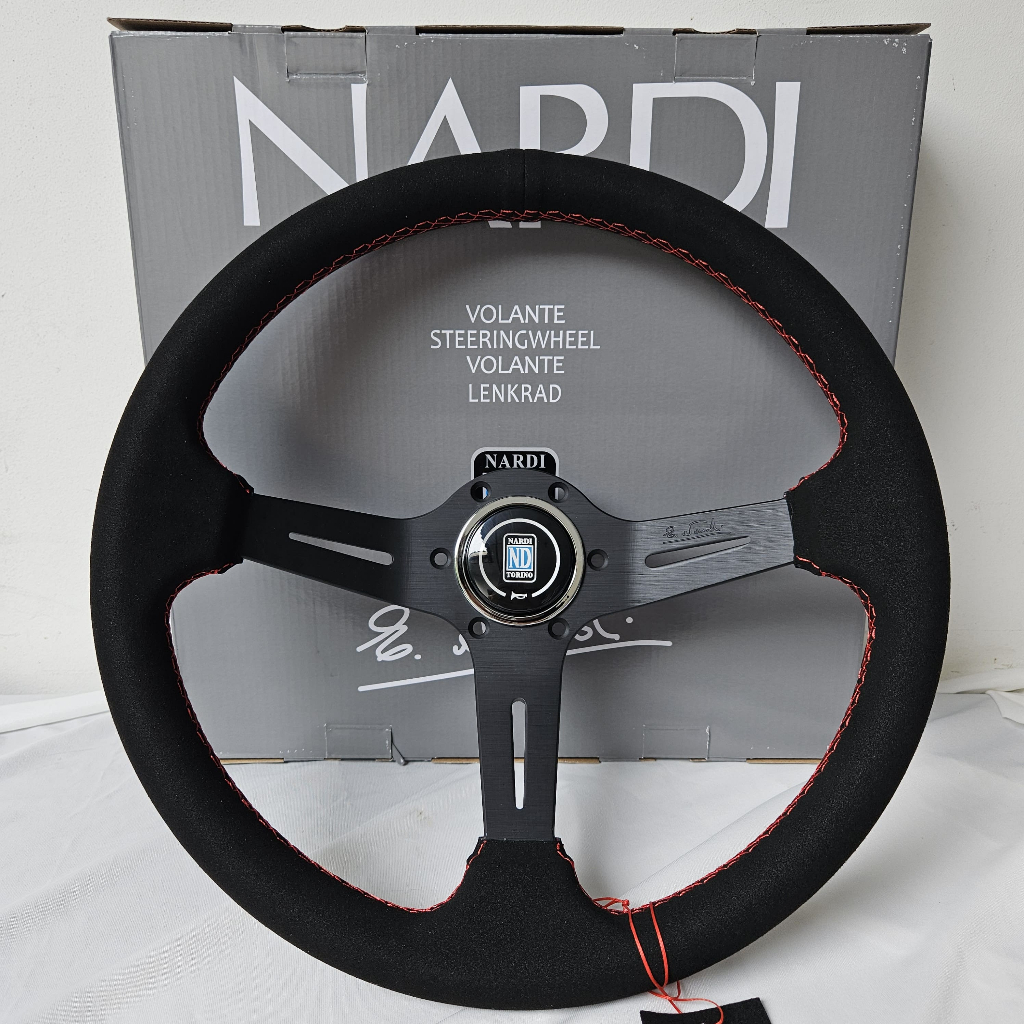 Jual Stir Racing Nardi Torino Deep Corn Suede Alcantara Celong Import ...