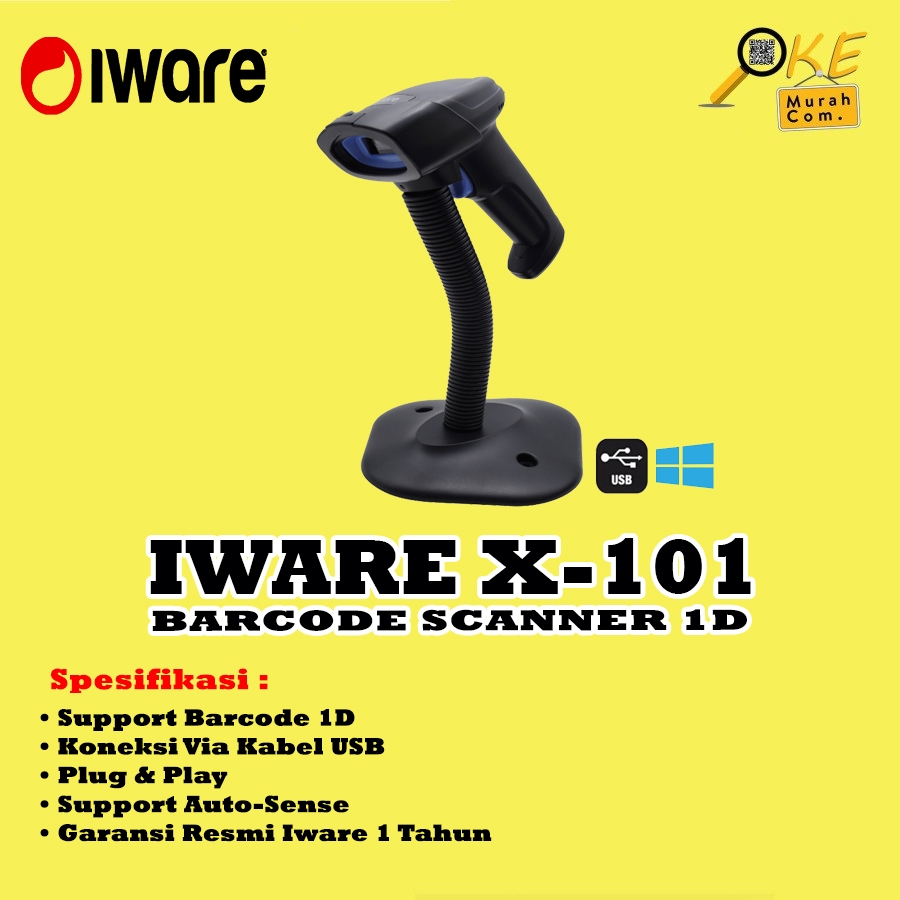 Jual Barcode Scanner Iware XSeries X101 / X102 / X103 / X201 / X202 ...