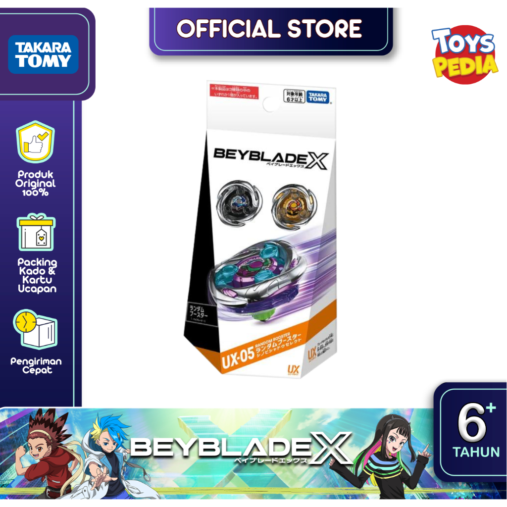 Jual Beyblade X UX-05 Random Booster – Mainan Gasing Anak | Shopee ...