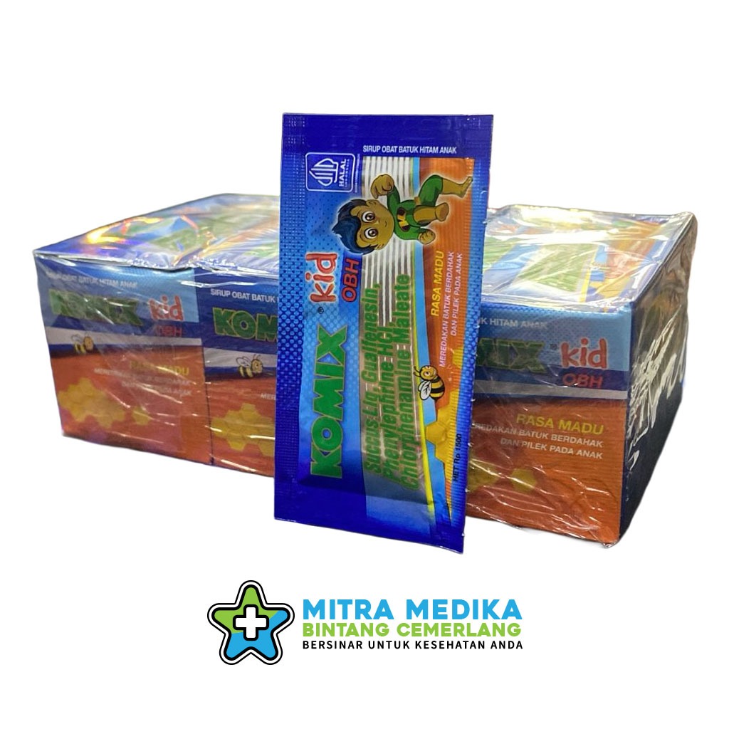 Jual KOMIX KID OBH SYRUP UNTUK PILEK DAN BATUK ANAK-ANAK (1 PACK@3 BOX ...