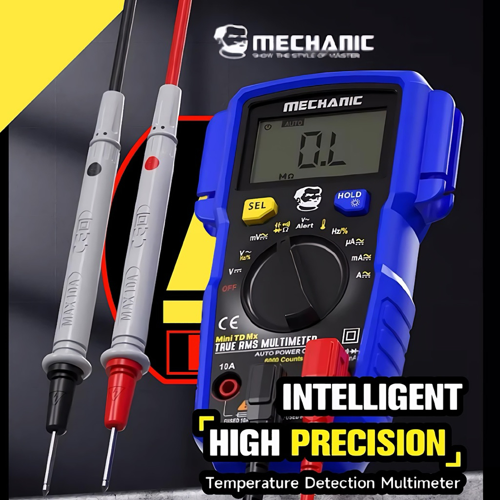 Jual MULTITESTER MULTIMETER DIGITAL MECHANIC MINI TD MX ORIGINAL ...