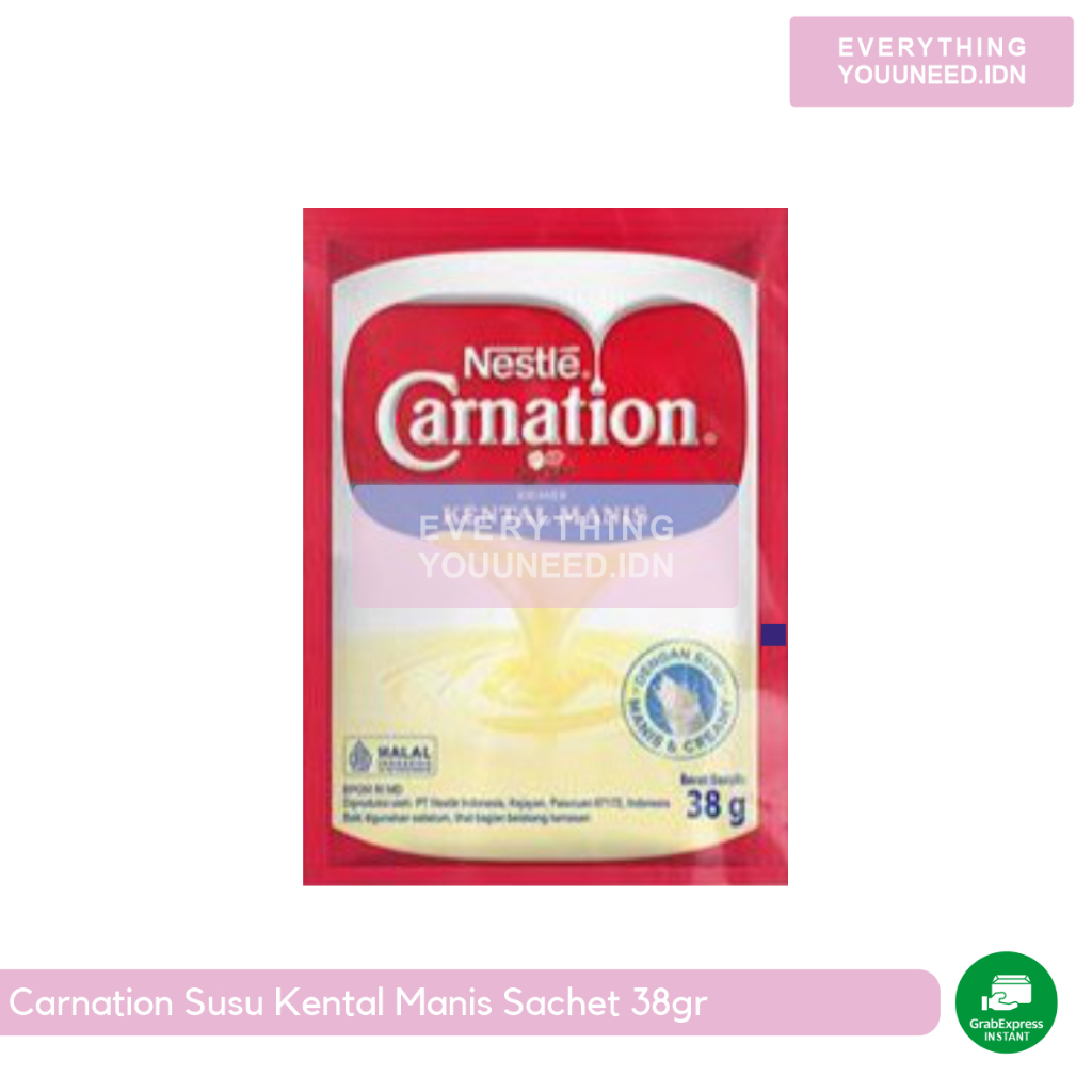 Jual Carnation Susu Kental Manis Sachet 38gr | Shopee Indonesia