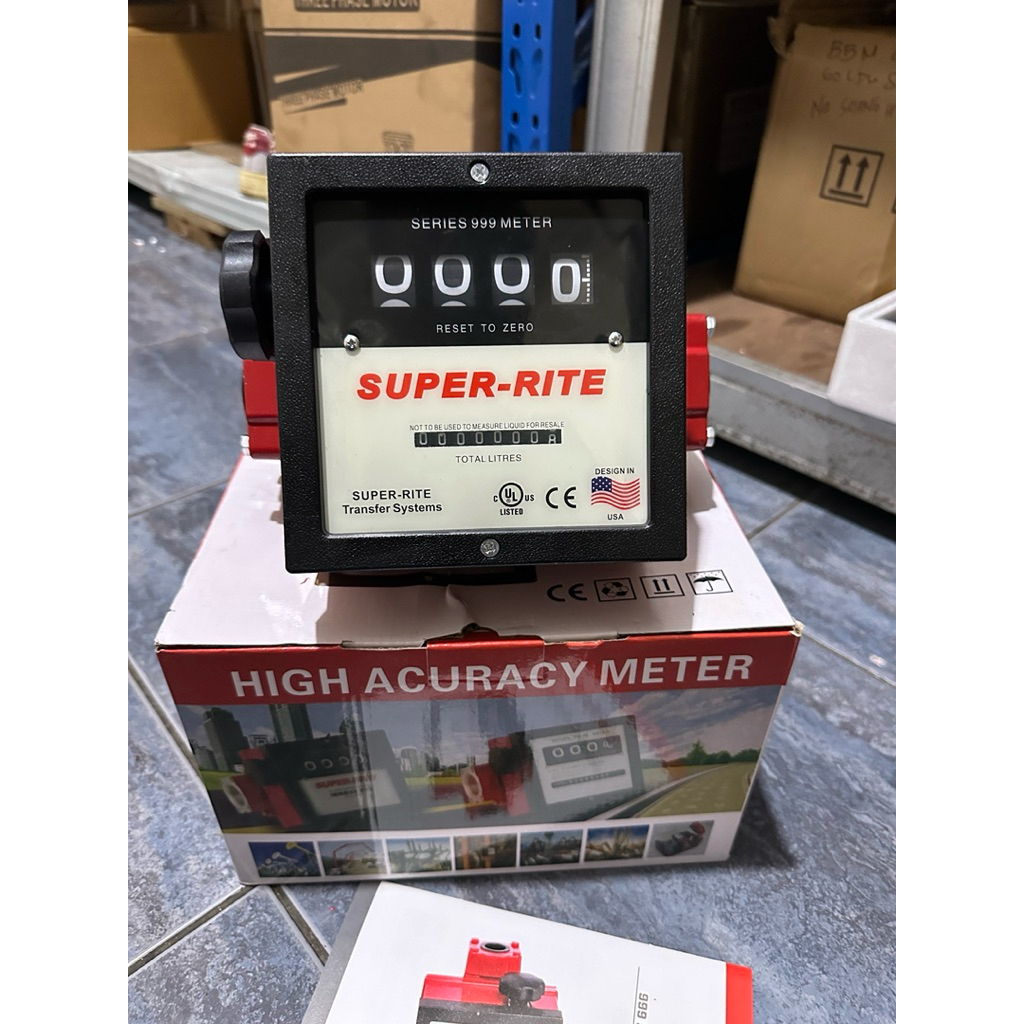 Jual Flow meter Solar dan oli Super-Rite 2” 4 digit | Shopee Indonesia