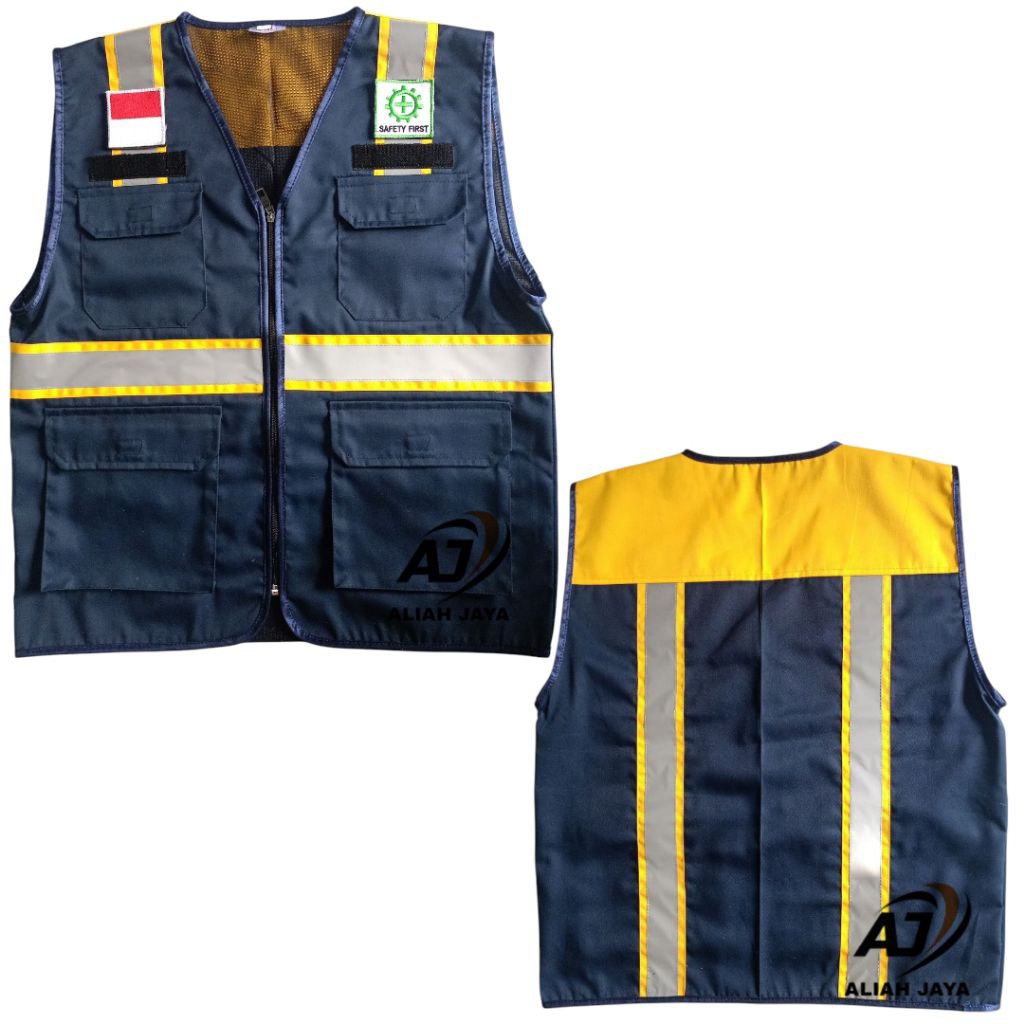 Jual Rompi Safety First, Rompi Proyek, Rompi Lapangan, Rompi Tambang ...