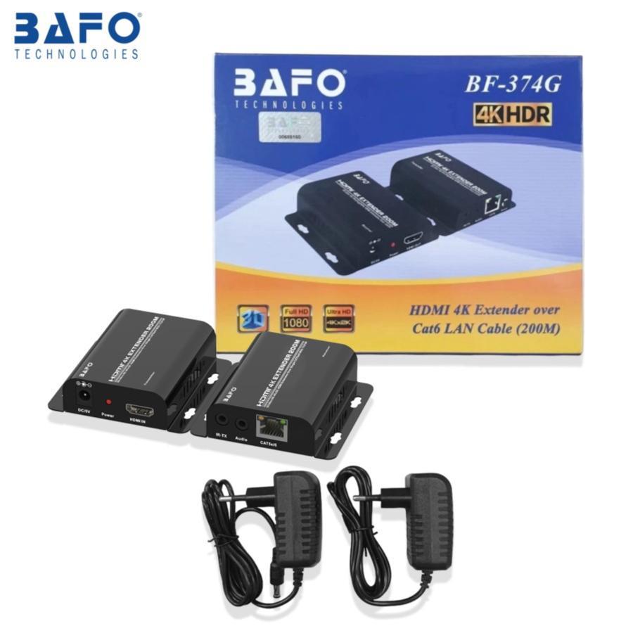 Jual BAFO BF 374G HDMI Extender 200 Meter Over 4K Via LAN UTP CAT6 ...