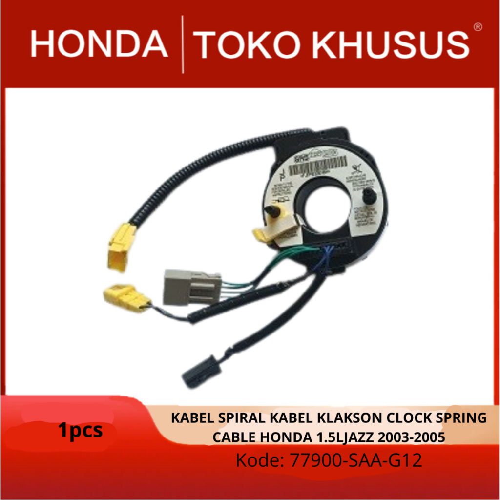 Jual KABEL SPIRAL KABEL KLAKSON CLOCK SPRING CABLE HONDA 1.5LJAZZ 2003 ...