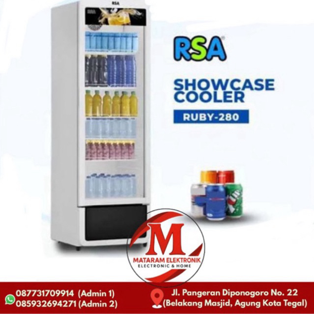 Jual RSA SHOWCASE RUBY-280 (280 L) - No Frost | Shopee Indonesia