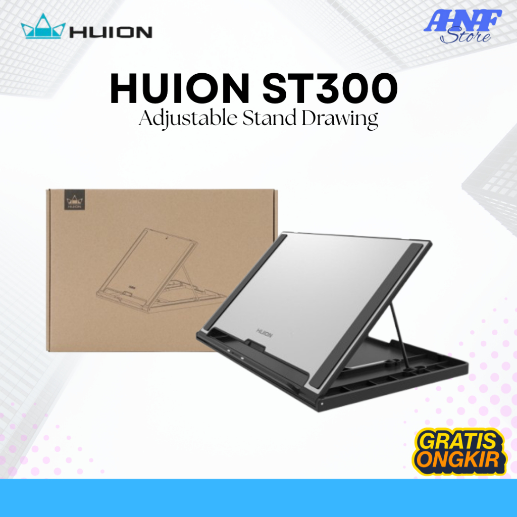 Jual Huion ST300 Adjustable Stand Drawing Tablet Portable Desk Stand ...