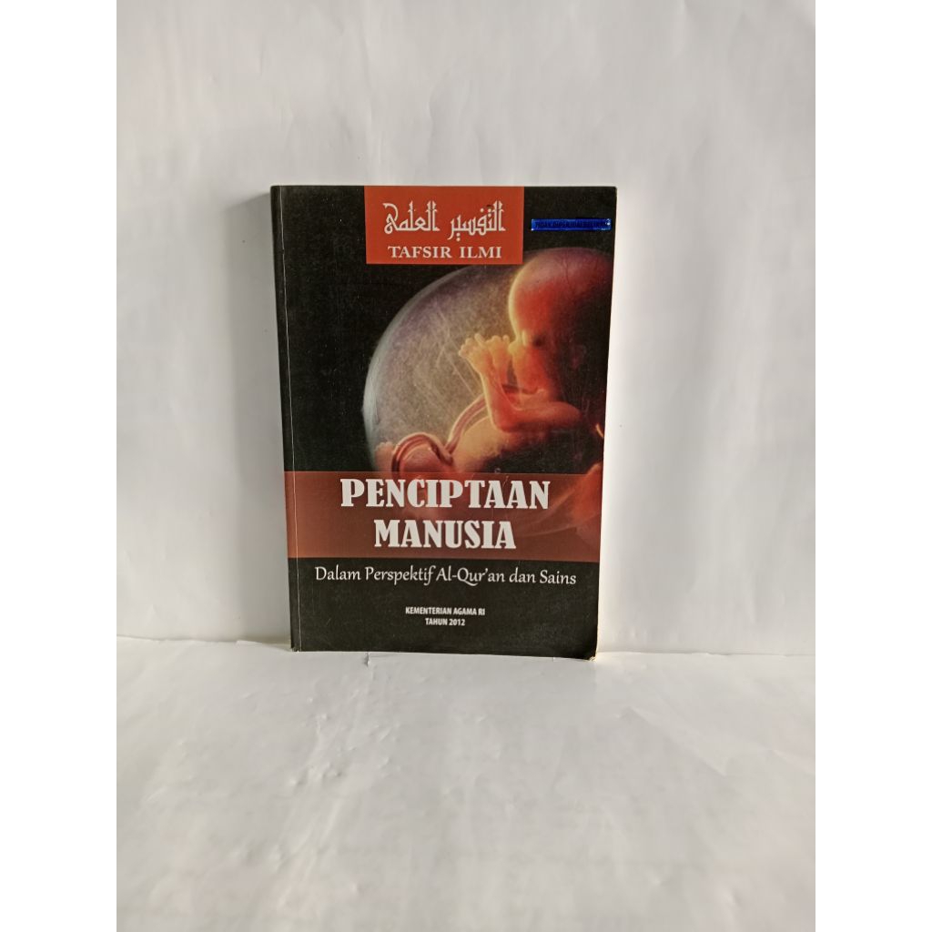 Jual BUKU ORIGINAL PENCIPTAAN MANUSIA Dalam Perspektif Al Quran dan sains | Shopee Indonesia