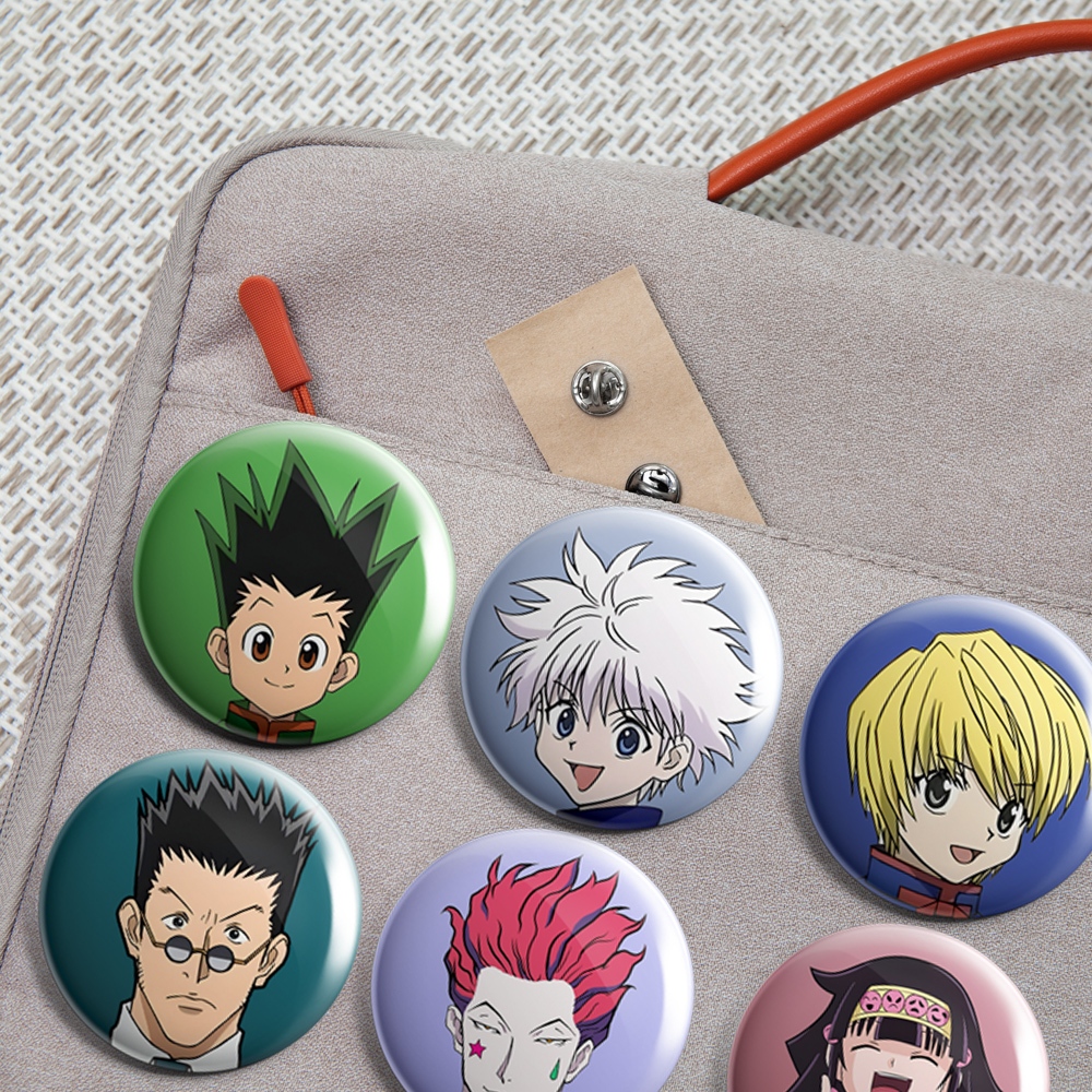 Jual Pin/Bross Aesthetic Hunter X Hunter Character Ukuran 44mm /Bros ...