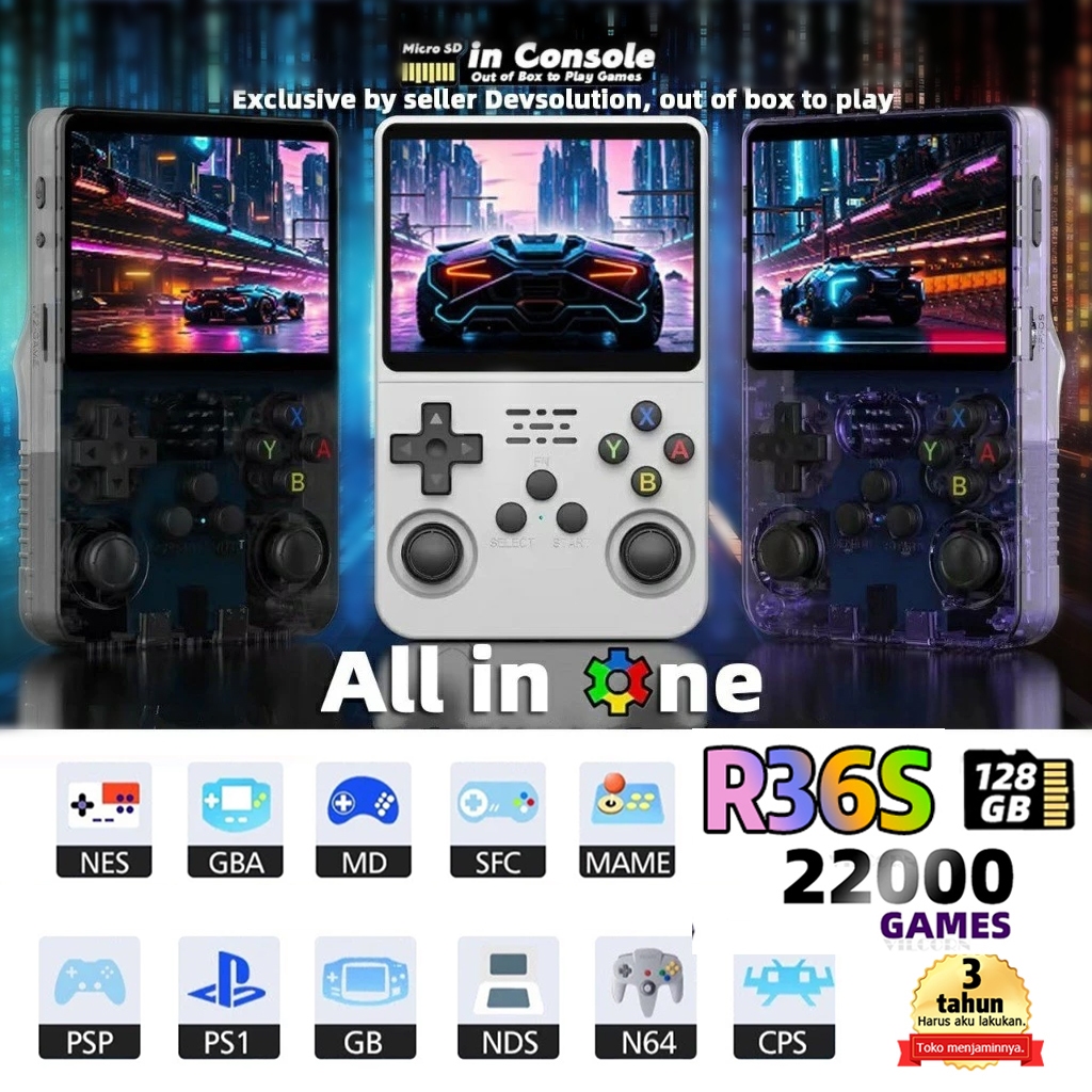 Jual Gameboy R36S Portable Retro Handheld Video Game Console Classic ...