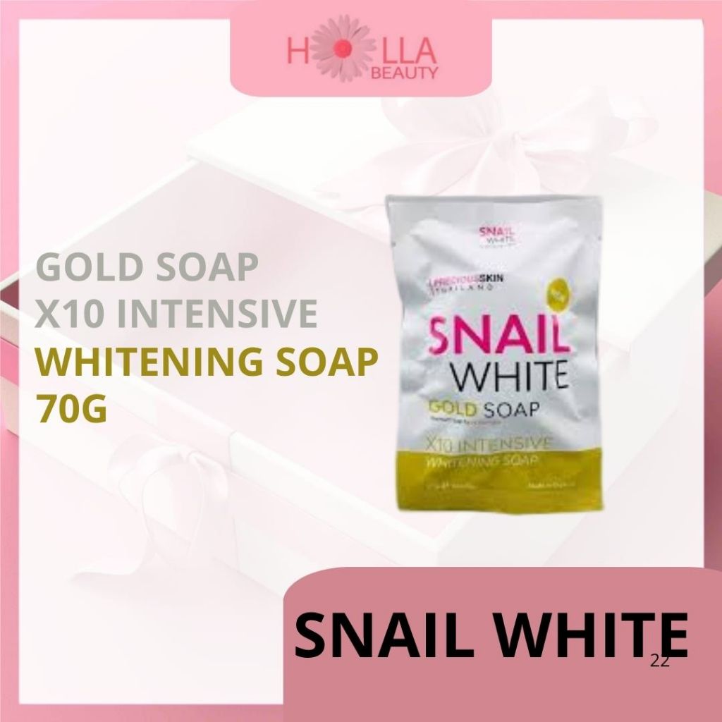 Jual Snail White Gold 10X Intensive Whitening Soap / Sabun Badan / Soap ...