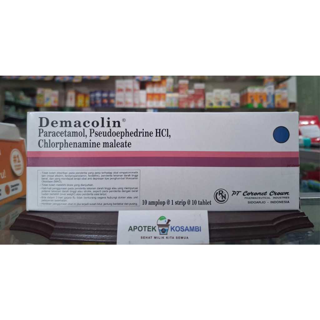 Jual DEMACOLIN 10 TABLET | Shopee Indonesia