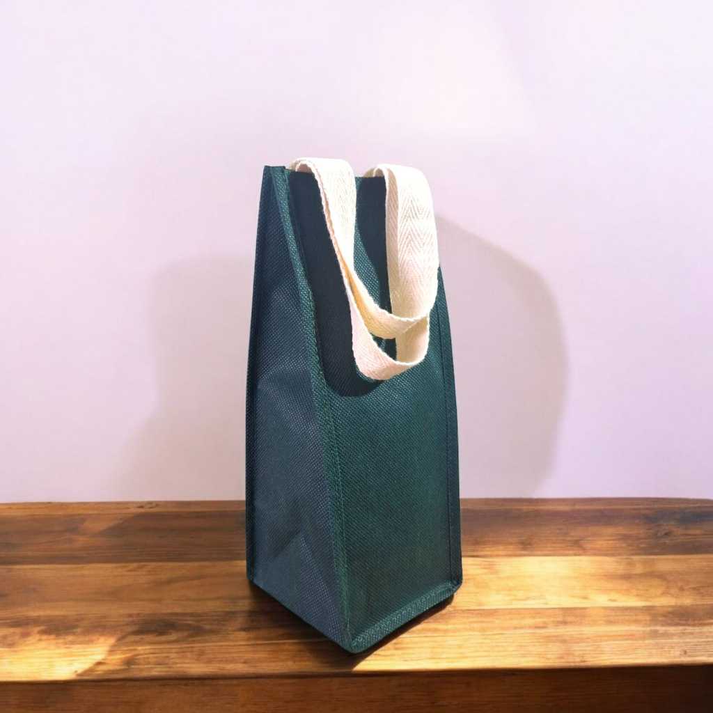 Jual Tas Botol Spunbond Polos Uk. 10 x 10 x 25 cm, Kemasan Cookies ...