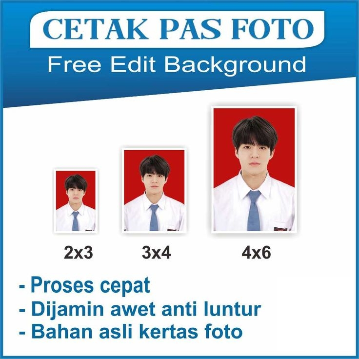 Jual CETAK PAS FOTO FREE EDIT BEGROUND | Shopee Indonesia