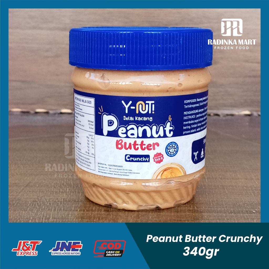 Jual Y-Nut Peanut Butter Crunchy 340g | Shopee Indonesia