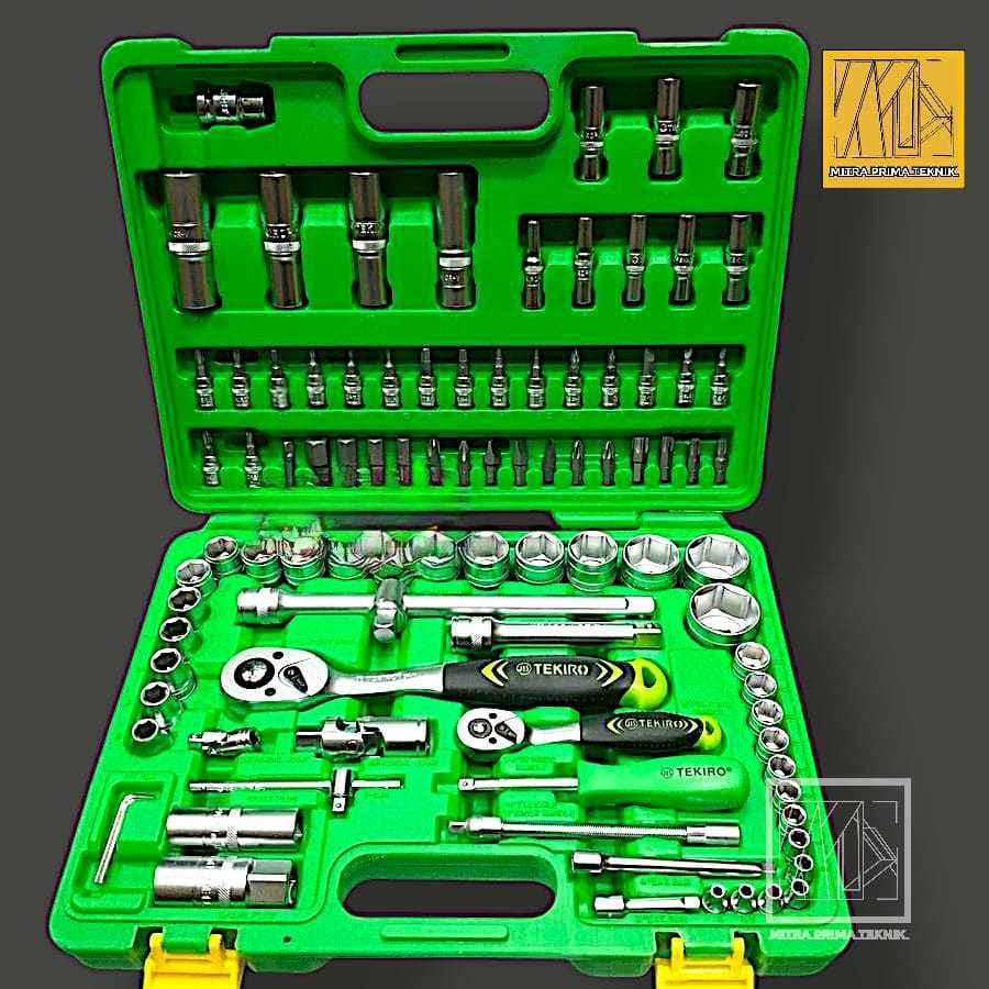 Jual TEKIRO SOCKET SET 94 PC - Kunci sok set 1/4 dan 1/2 inchi | Shopee Indonesia