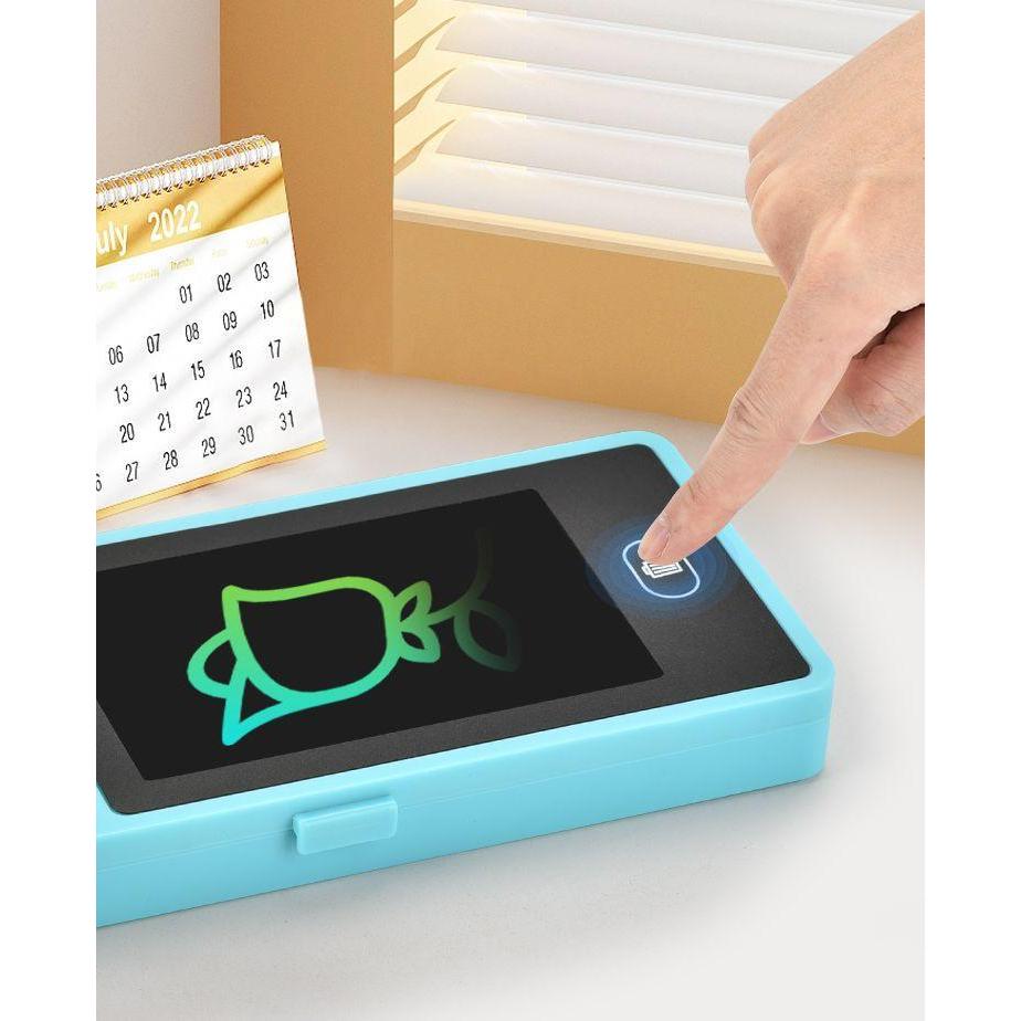 Jual POM Drawing Box Kotak Pensil Dan Papan Coret Kreatif Anak Dengan ...