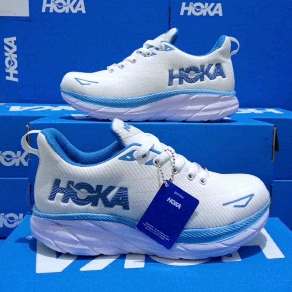 Jual Sepatu casual sneakers hoka one sport cewe running /jogging daily ...